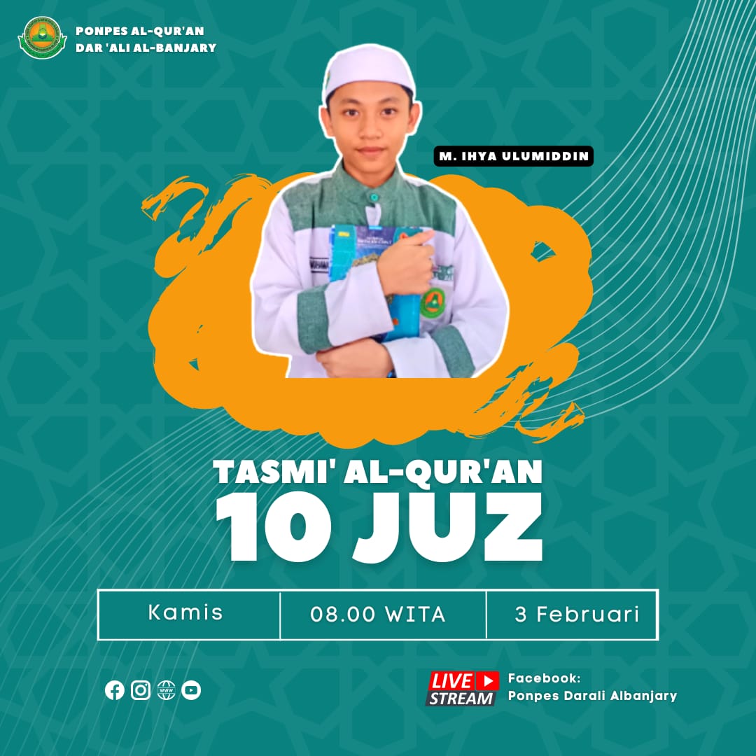 Tasmi’ Al-Qur’an 10 Juz Santri – Pondok Pesantren Al Qur'an Dar 'Ali Al ...
